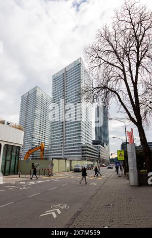 Bratislava, Slovakia - February 14, 2024: Modern architecture of the ...
