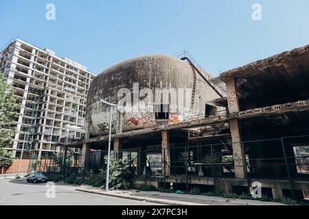 Beirut, Lebanon - 24 April 2023: The Egg, or the Dome, is an unfinished ...