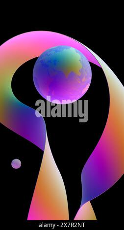 Abstract background of geometric shapes. Dark tones Stock Photo - Alamy