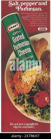 Kraft Grated Parmesan Cheese advert in a Journal magazine, February ...