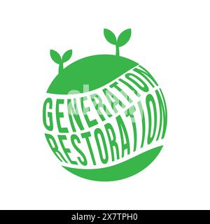 Generation Restoration. Typography design for World Environment Day ...