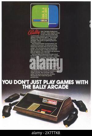 Home video games in the 1970s. Philips Videopac G7000. A game console ...