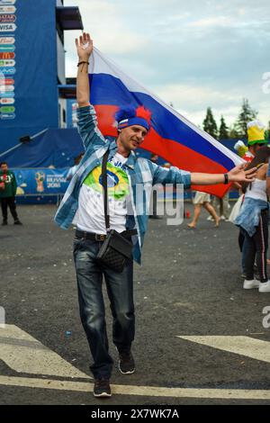 Fifa and Brazil world cup flags before the FIFA World Cup 2026 Group C ...