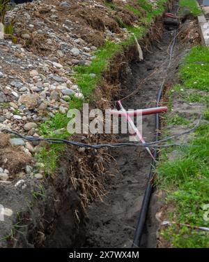 Land works. Reconstruction of the embankment of the resort town ...