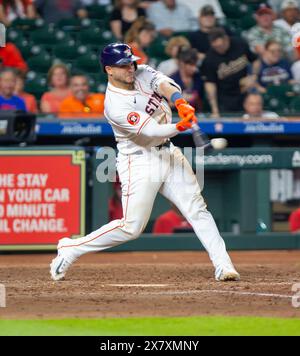 Houston Astros catcher Yainer Diaz poses during photo day at the team's ...