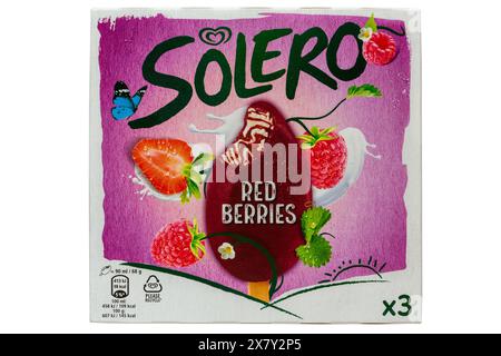 Three people at the Walls Ice Cream kiosk at the Pier Head on the ...