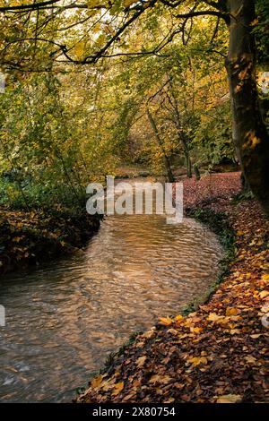 River Lud Hubbards Hills Louth Lincolnshire Stock Photo - Alamy