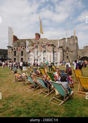 Hay Pride festival celebrating everything LGBTQ+ at Hay Castle, Hay On ...