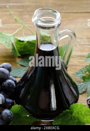 organic grape vinegar balsamic modena Stock Photo - Alamy