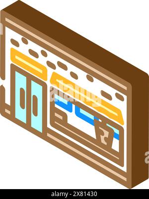 tapas bar street cafe color icon vector. tapas bar street cafe sign ...