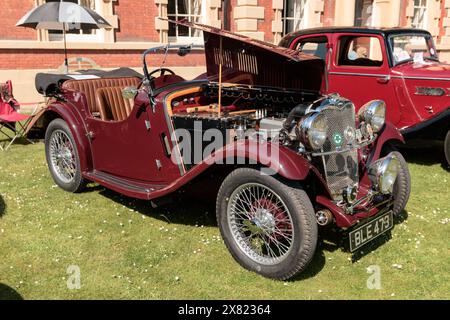 Singer 9 Le Mans. Lytham Hall Classic Car Show 2024 Stock Photo - Alamy