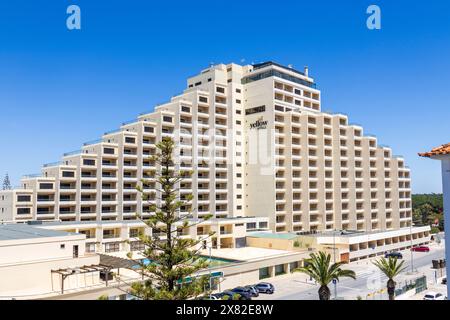 Pyramid shaped Yellow Hotels, Monte Gordo, Eastern Algarve, Algarve ...