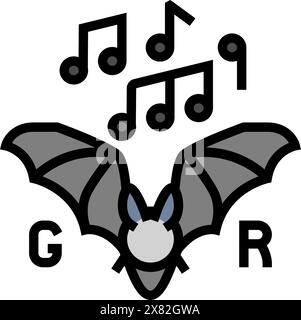 gothic rock goth subculture color icon vector illustration Stock Vector ...