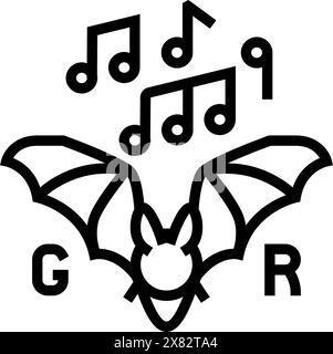 gothic fashion goth subculture line icon vector illustration Stock ...