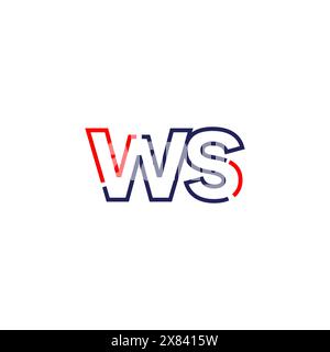 Logo and Symbol design WS concept Stock Vector Image & Art - Alamy