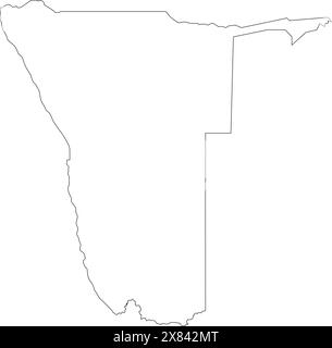 namibia country map icon africa continent illustration design Stock ...