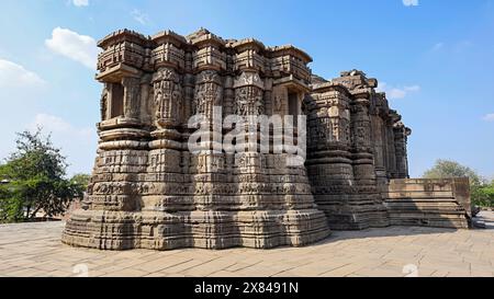 Side View of Chaubara Dera ii Temple, 12th Century Jain Temple, Un ...