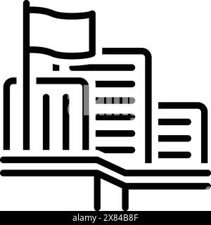 Icon for headquarters,command post Stock Vector Image & Art - Alamy