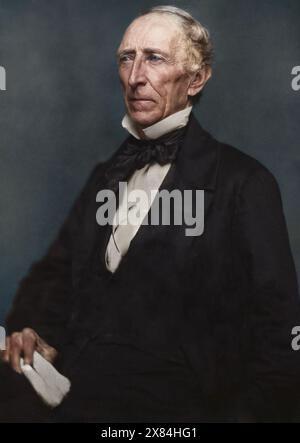 Daguerreotype of John Tyler, tenth president of the United States ...