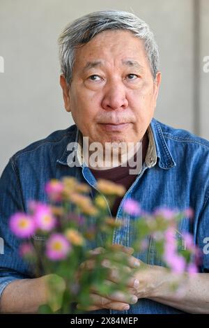 Stockholm, Sweden. 21st May, 2024. Chinese writer Yan Lianke ...