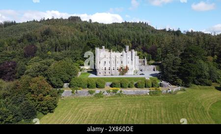 Castlewellan Castle Arial Photos shot with a Drone Stock Photo - Alamy