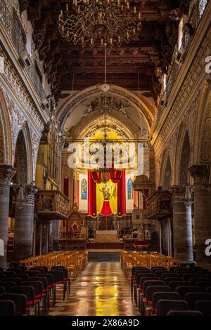 Inside the Duomo of Enna, Sicily Stock Photo - Alamy
