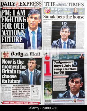 Rishi 'Sunak bets the house' 4 July general election announcement 'The ...
