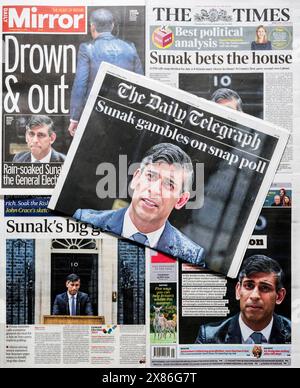 23 May 2024. Headline in Daily Star reads Little Miss Twaddle. Refers ...