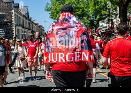 Fans arrive ahead of the Premier League match at Tottenham Hotspur ...