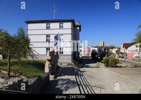 RYDULTOWY, POLAND - MAY 11, 2021: Town hall (Polish: Urzad Miasta) of ...