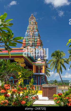 Fiji, Lautoka. Krishna Kaliya Temple, exterior. Largest Hundi temple in ...
