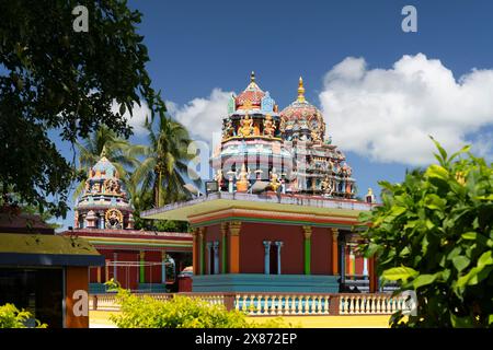 Fiji, Lautoka. Krishna Kaliya Temple, exterior. Largest Hundi temple in ...