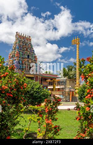 Fiji, Lautoka. Krishna Kaliya Temple, exterior. Largest Hundi temple in ...