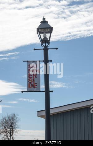 Summerside banner in Prince Edward Island, Canada Stock Photo - Alamy