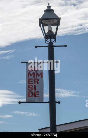 Summerside banner in Prince Edward Island, Canada Stock Photo - Alamy