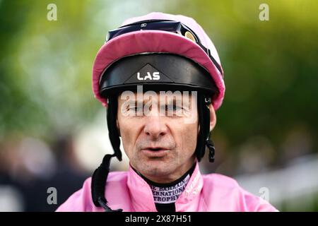Jockey Robert Havlin at Sandown Park Racecourse. Picture date: Thursday ...