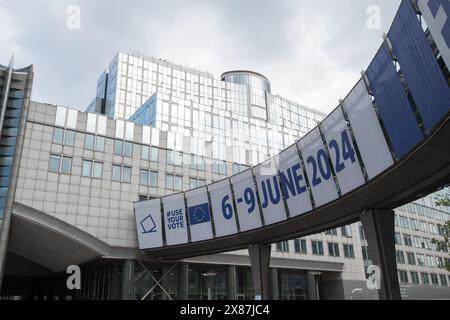 European elections 2024 Use your vote banner on Esplanade and Altiero ...