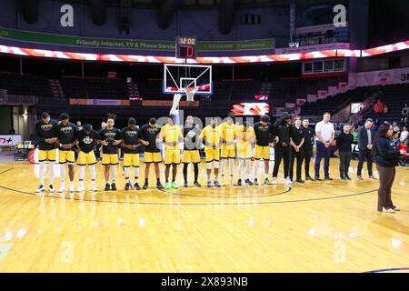 London, Canada. 23rd May, 2024. The London Lightning lead the Kitchener ...