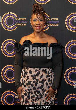 Kecia Lewis attends 2024 Outer Critics Circle Awards at Library for the ...
