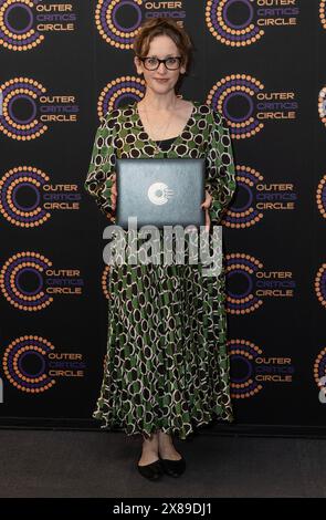 Jessica Stone attends 2024 Outer Critics Circle Awards at Library for ...
