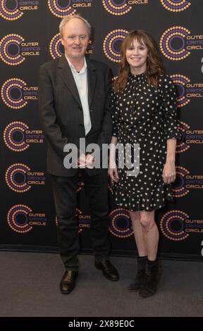 Brian MacDevitt (L) attends 2024 Outer Critics Circle Awards at Library ...