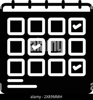 Icon for schedule planning,planification Stock Vector Image & Art - Alamy