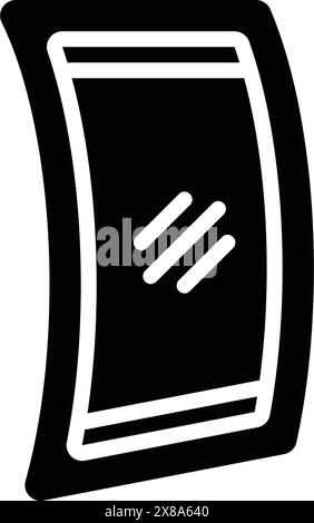 Icon for flexible display,resilient,pliable Stock Vector Image & Art ...