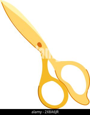 grand gold scissor cartoon vector illustration Stock Vector Image & Art ...