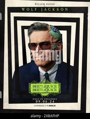 Beetlejuice Beetlejuice movie sequel poster Stock Photo - Alamy