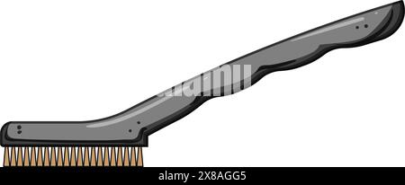 pipe wire brush cartoon vector illustration Stock Vector Image & Art ...