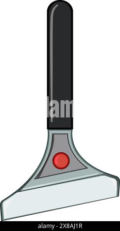 wall paint scraper cartoon vector illustration Stock Vector Image & Art ...