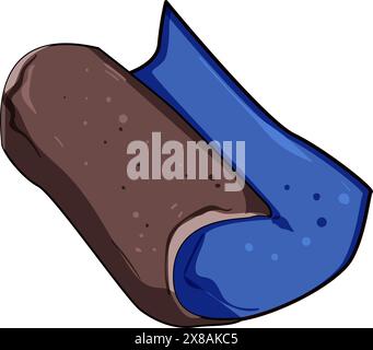abrasive sandpaper cartoon vector illustration Stock Vector Image & Art ...