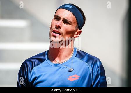 Geoffrey BLANCANEAUX of France during the qualifying of the Roland-Garros 2025, French Open ...