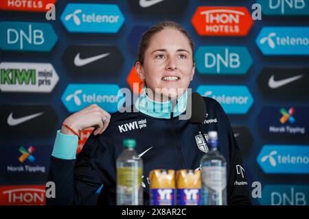 Oslo 20240524. Norwegian National team manager Gemma Grainger presents ...